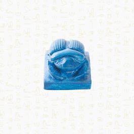 Blue Scarab Statue | Konouz Egypt